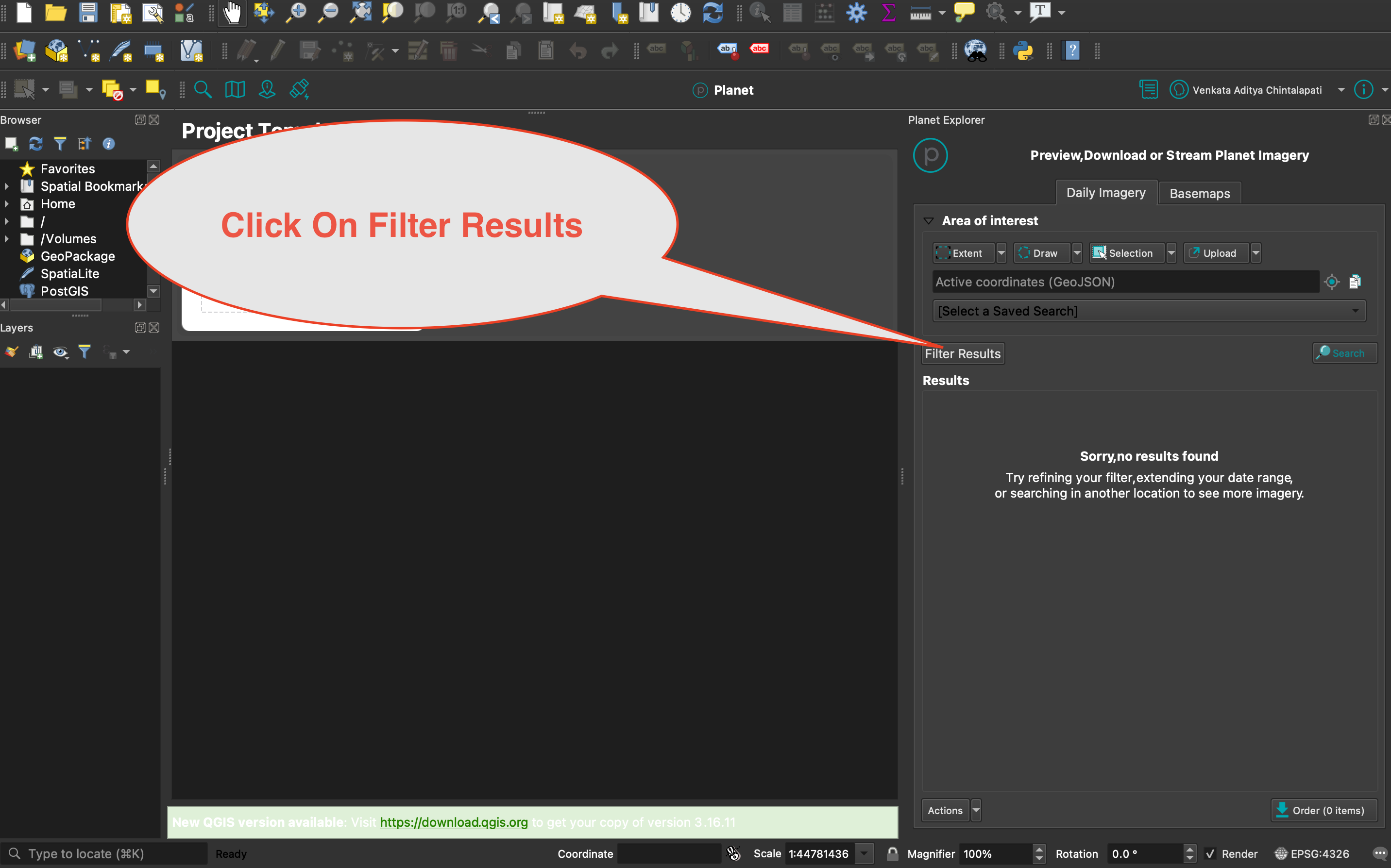 How Do I Enable Imagery Access Filter in Planet's QGIS and ArcGIS ...